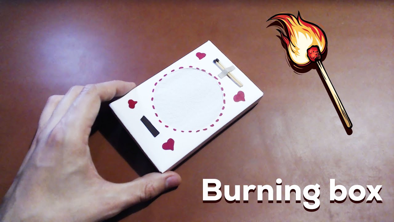 Gift Idea For Special Occasion - Burning Box - YouTube