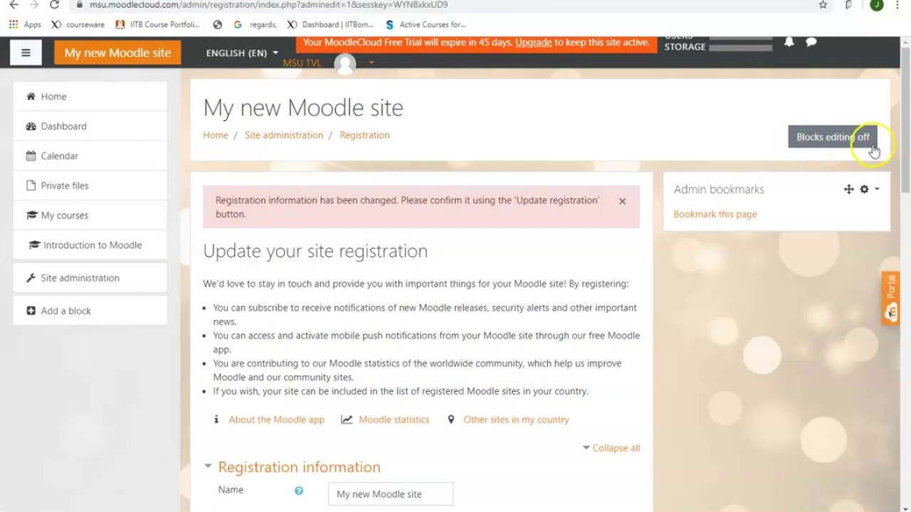 Easy steps to create a Moodle site (Part II) - YouTube