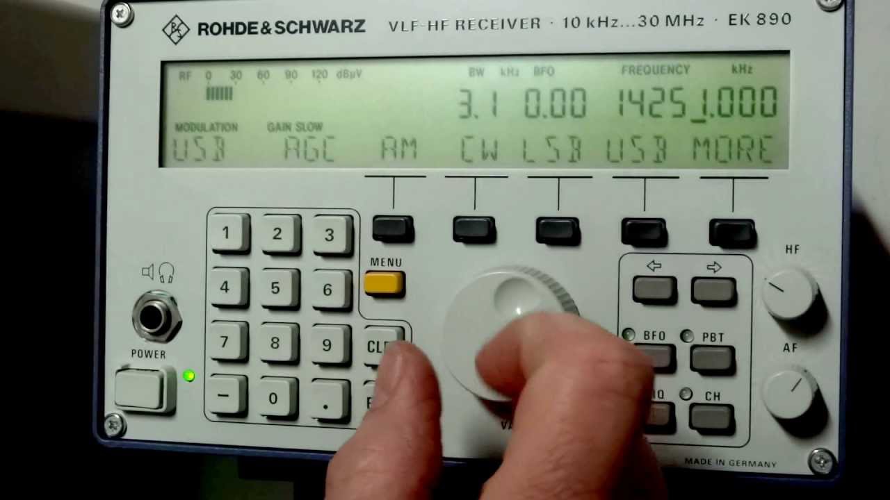 ROHDE & SCHWARZ EK 890 - YouTube
