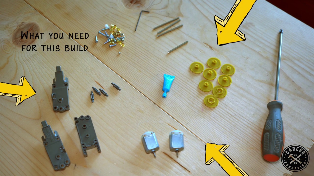 Tamiya Twin-Motor Gear Box Assembly - YouTube