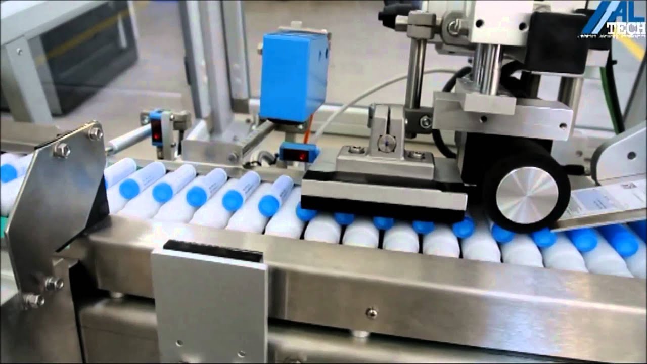 Vial and Tube Labelling ALtech Machines - YouTube