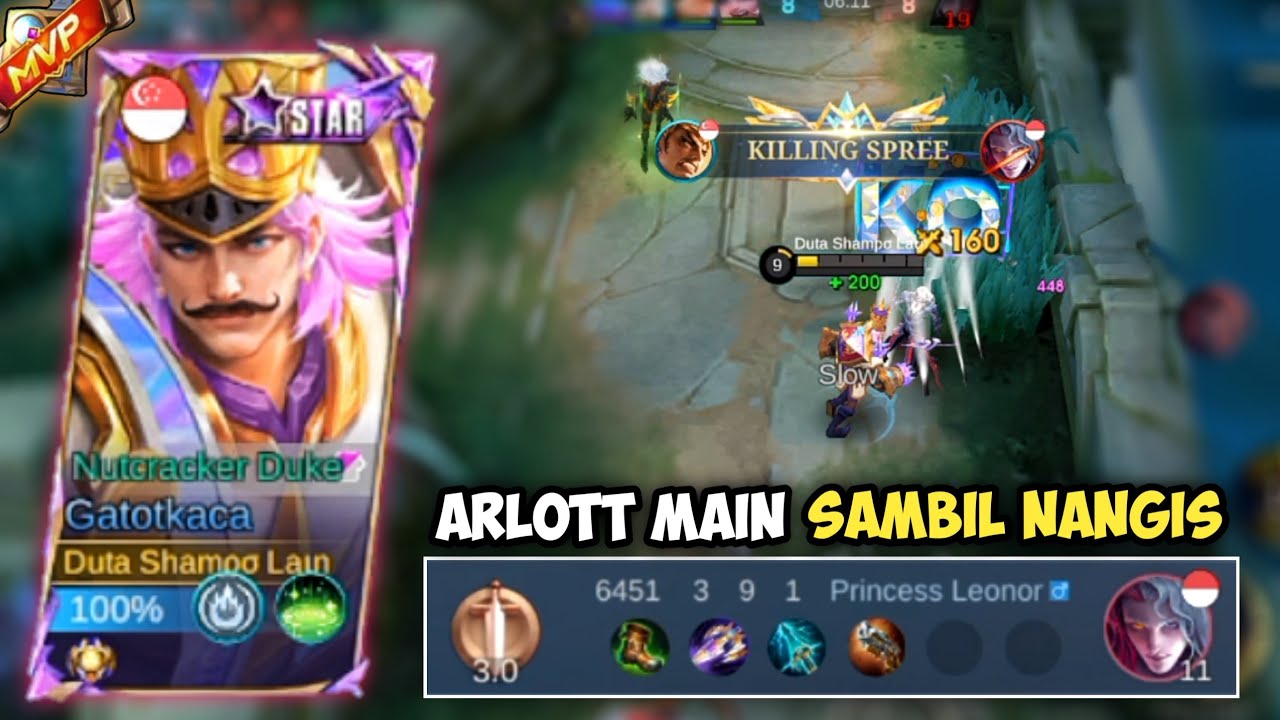 ARLOTT AUTO KENA MENTAL ! BUILD GATOTKACA TERKUAT HABISI ARLOTT TANPA ...