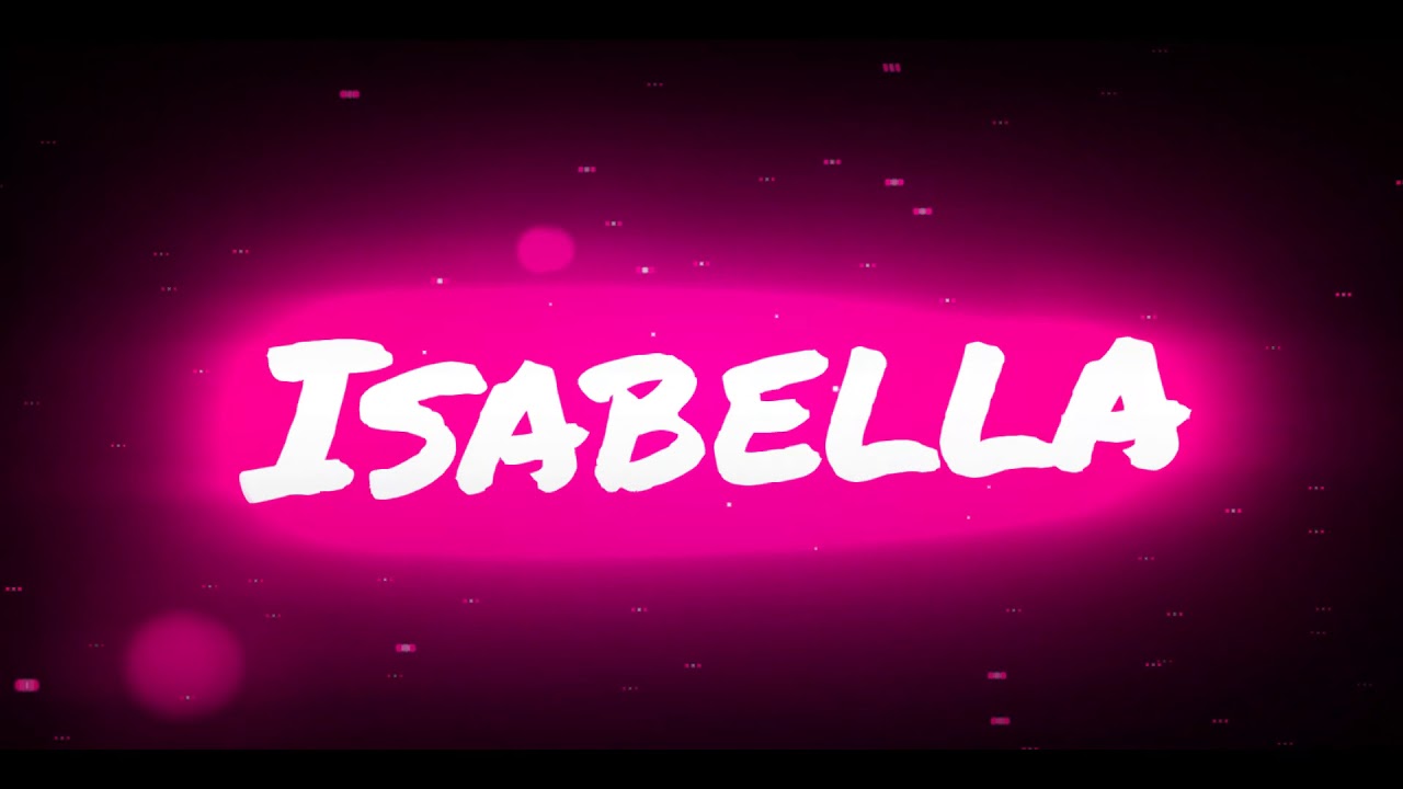 Intro Isabella - YouTube
