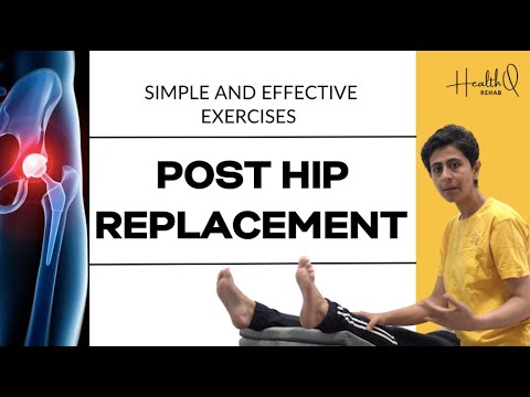 Simple and effective exercises post hip replacement surgery - YouTube