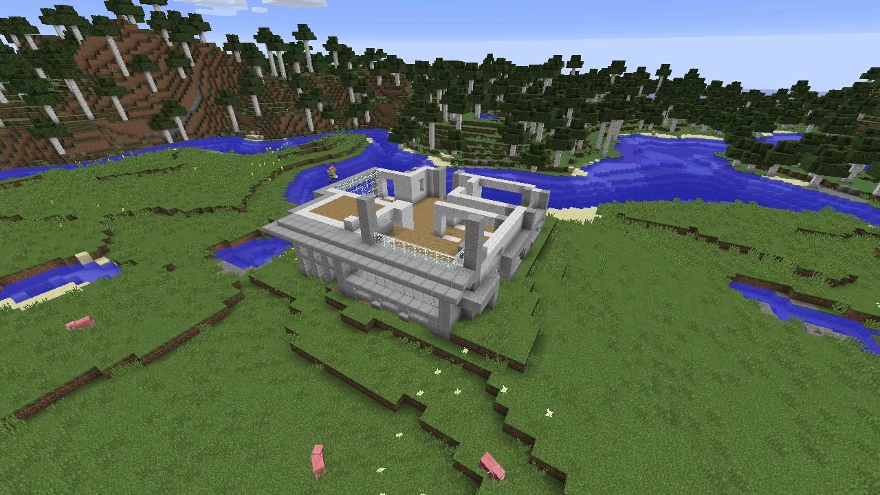 Minecraft River Building tutorial ep 1-How to make- Exterior- timelapse ...