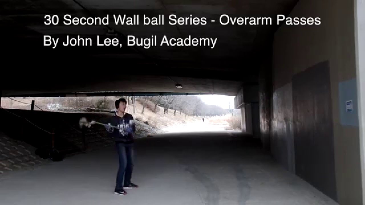 30 second wall ball Series - Overarm passes - YouTube