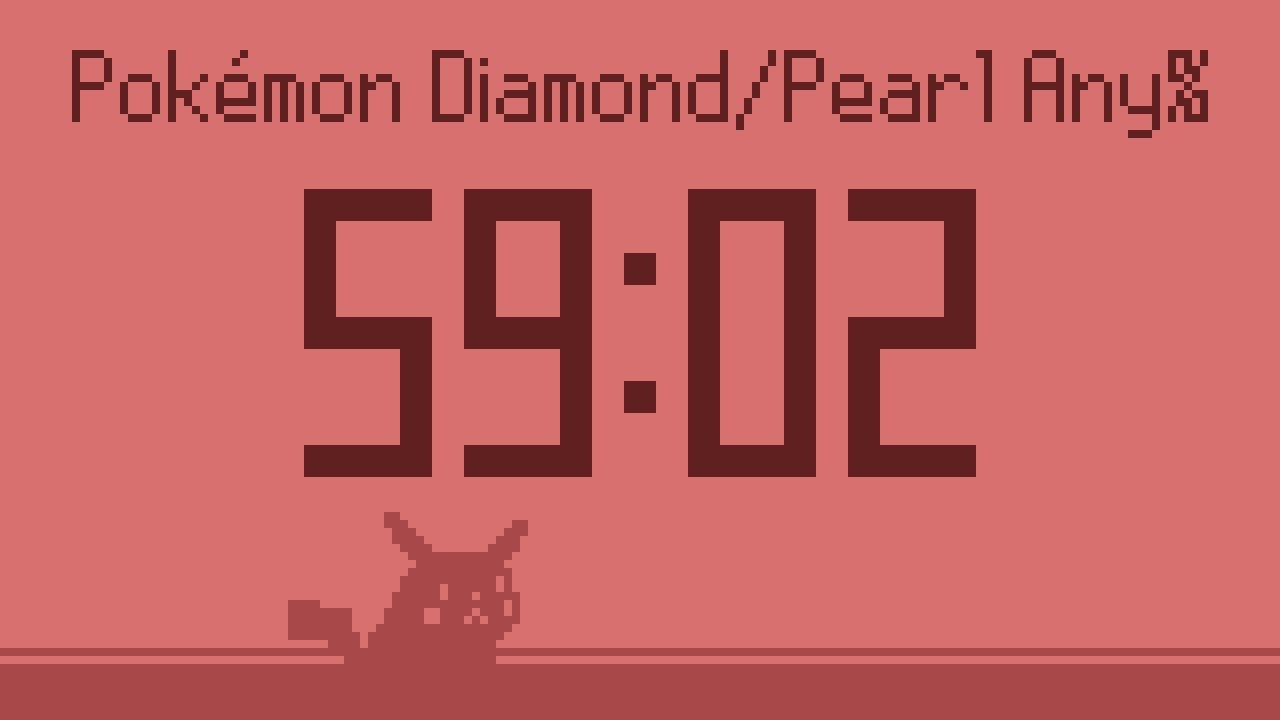 Pokémon Diamond/Pearl Any% Speedrun (59:02) [Current PB] - YouTube