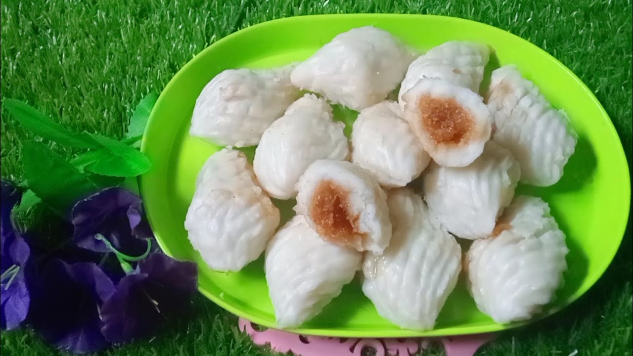 Coconut Gur Jhinuk Pitha || নারকেল পুড় ঝিনুক পিঠা রেসিপি || Coconut ...