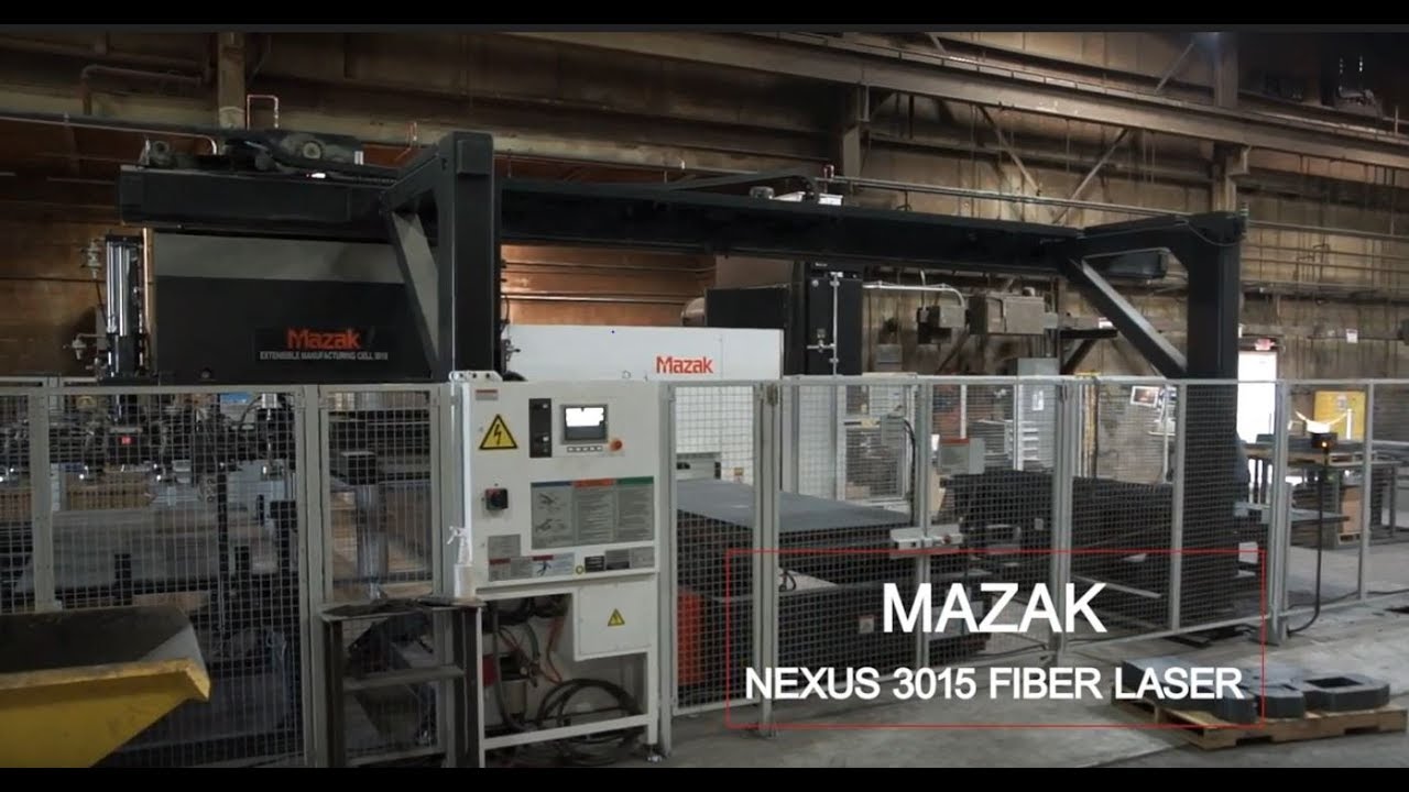 Mazak Nexus 3015 Fiber Laser | Kloekner Metals - YouTube