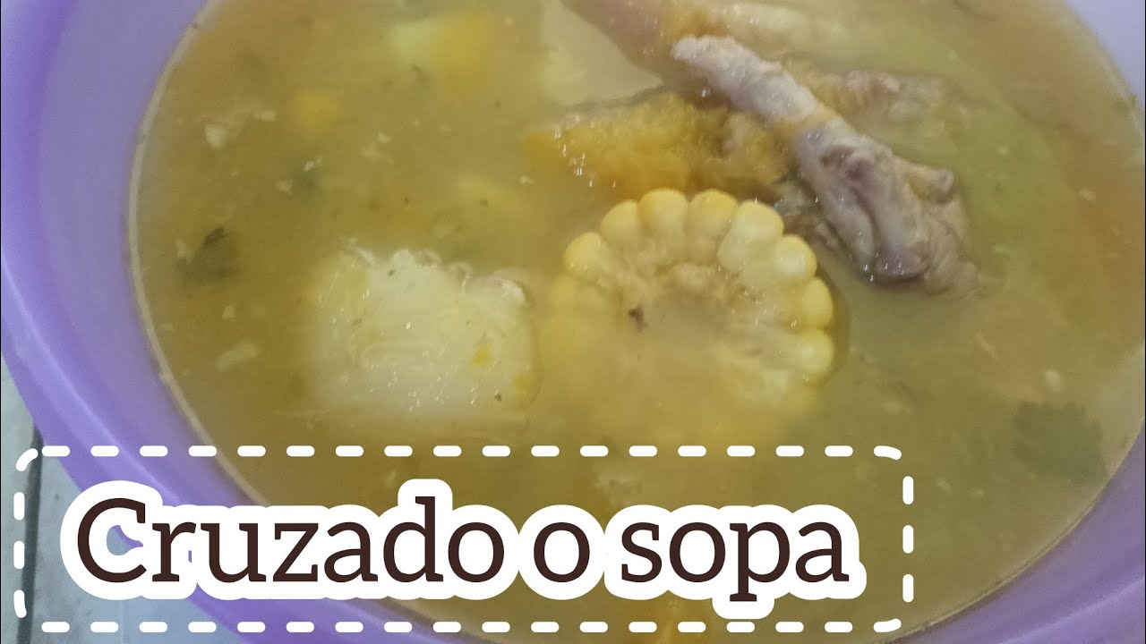 Sopa o cruzado 🤤 el que no suda con esto es porque es Robot - YouTube