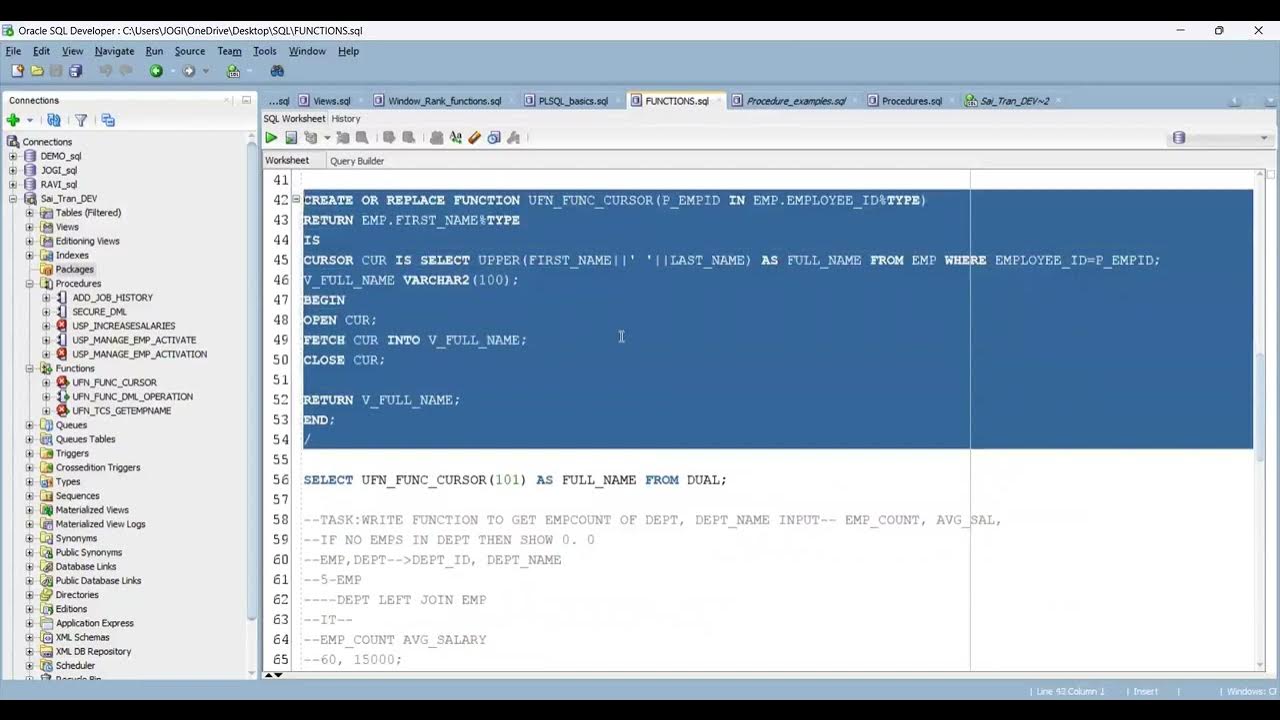 packages in Oracle plsql with realtime project examples - YouTube