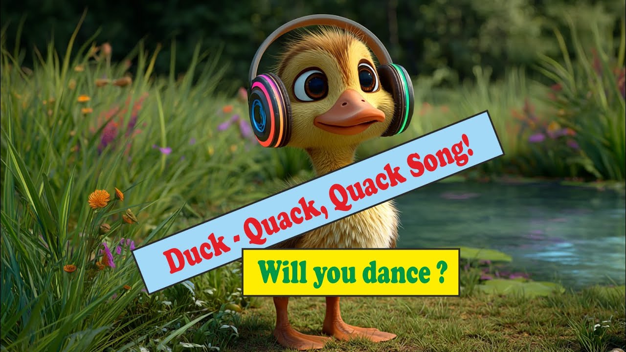 Duck quack, quack, quack 🦆 | The Little Duck – funny kids song | Sing ...