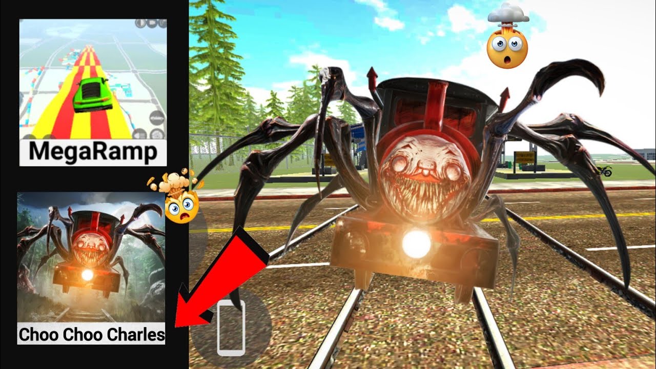 NEW UPDATE : CHOO CHOO CHARLES MODE INDIAN BIKE DRIVING 3D - YouTube