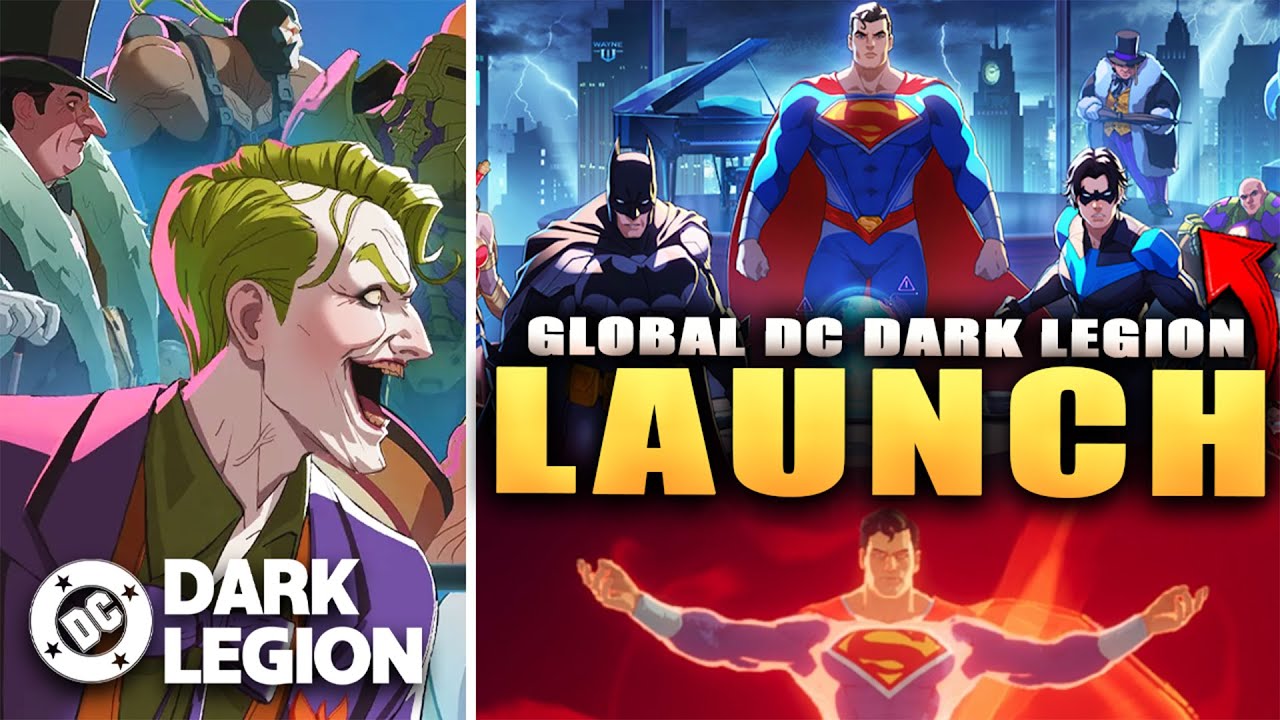 DC DARK LEGION GLOBAL LAUNCH! (gameplay & summons) - YouTube