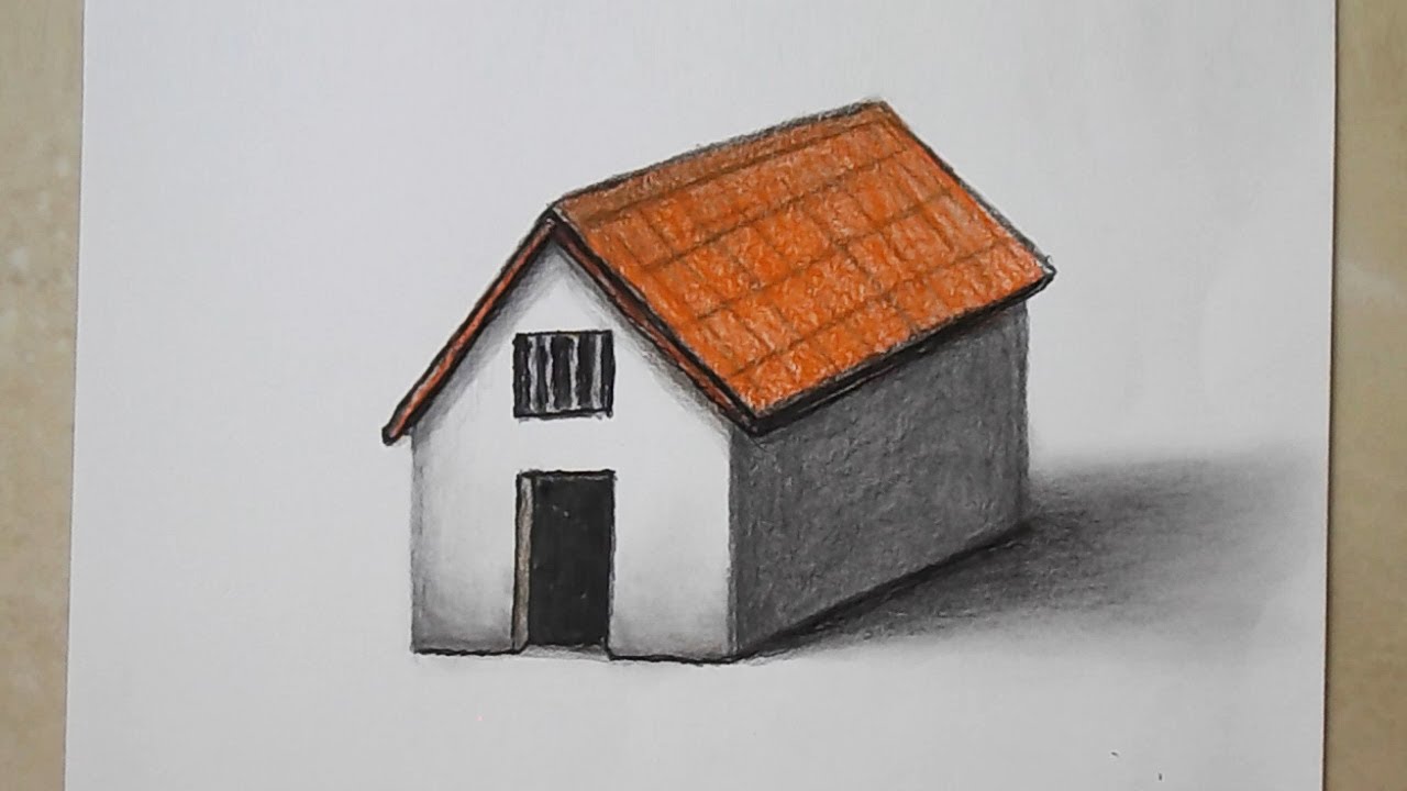 3d House Drawing