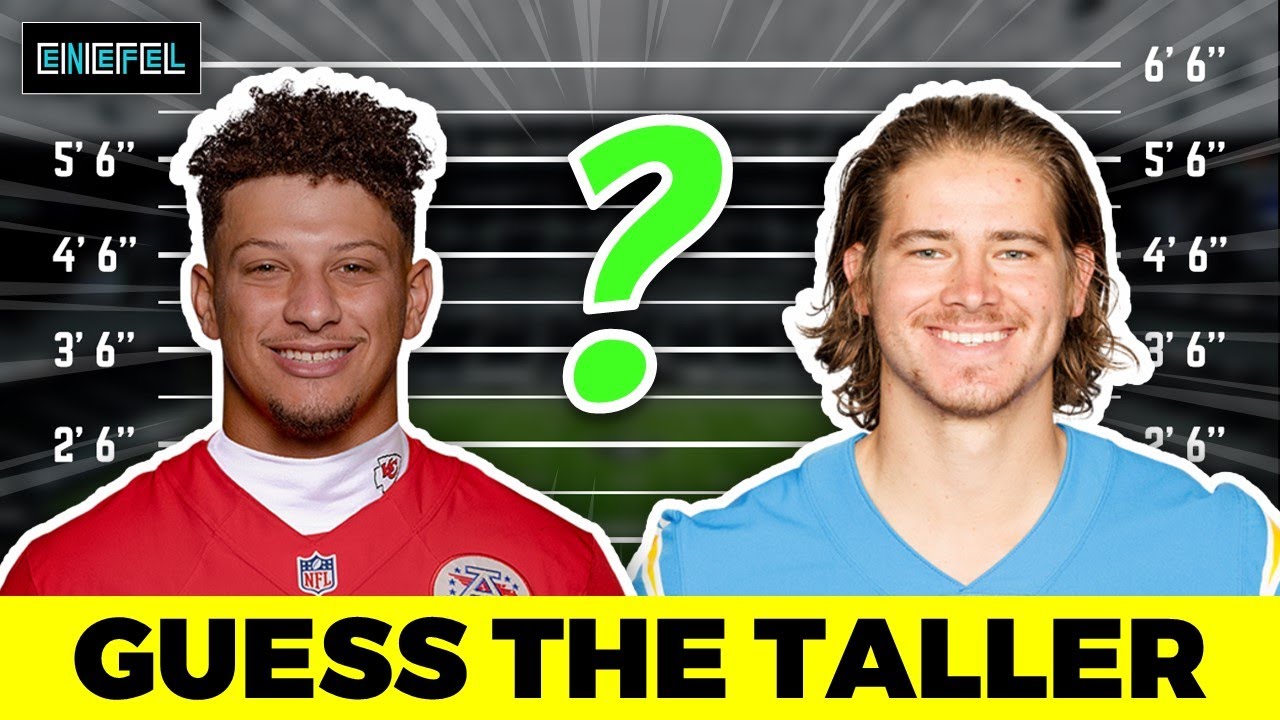 💤 EZ QUIZ!?! GUESS THE TALLER NFL PLAYER 2024 | ENEFEL QUIZ - YouTube