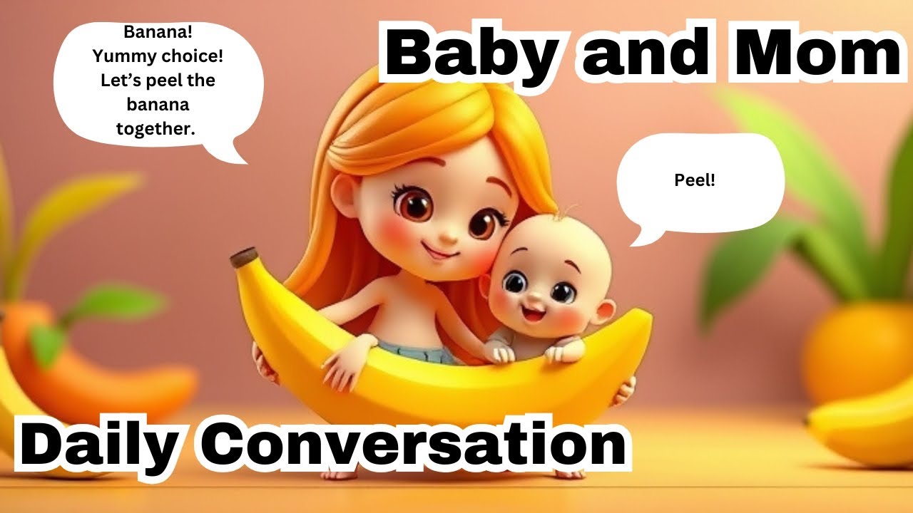 Basic English Conversation Practice for Kids| Mommy and Baby | Fun ...