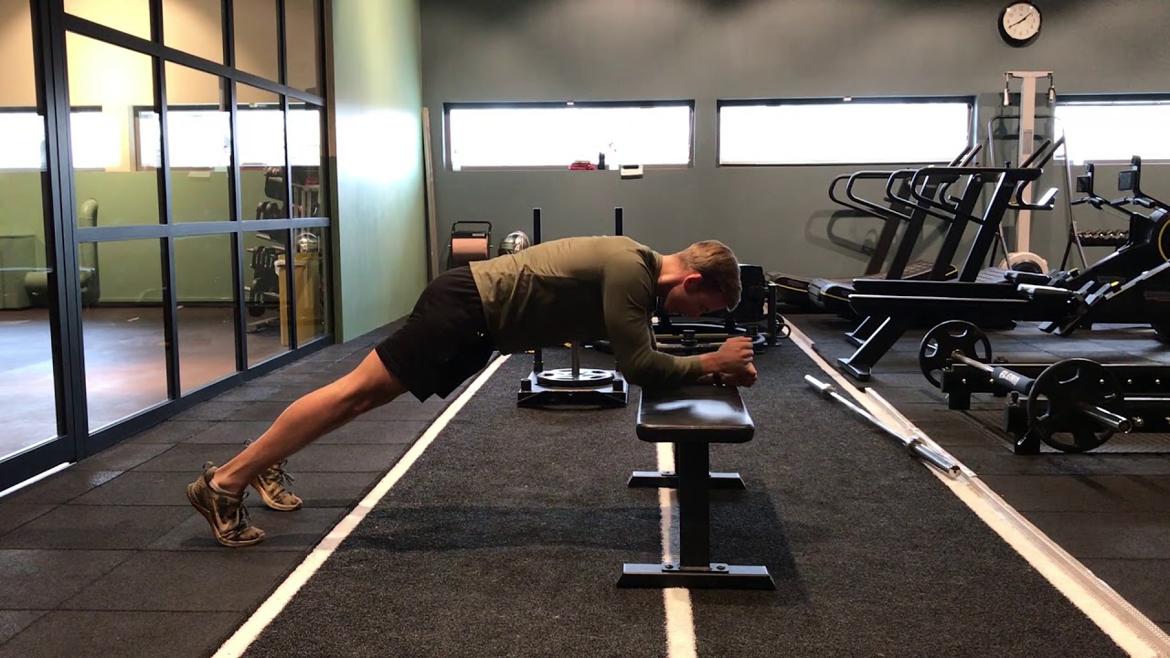 Climbing Plank w. Bench - YouTube