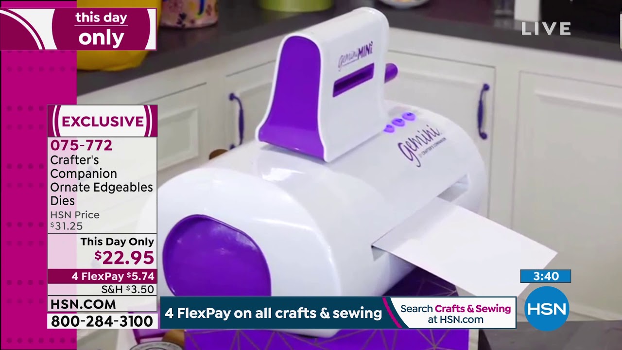 Crafter's Companion Ornate Edgeables Elegant Dies - YouTube