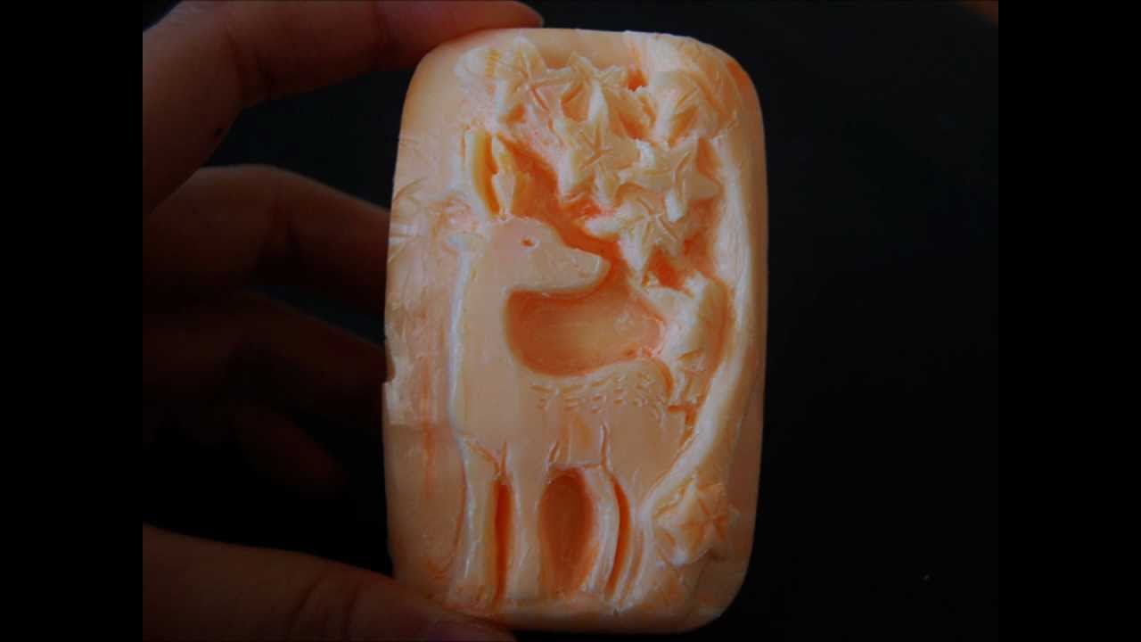 soap carving deer and maple. - YouTube