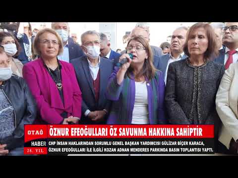 Öznur Efeoğlulları öz savunma hakkı