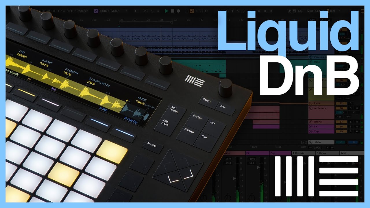 Ableton Push 2 Liquid DNB Tutorial - YouTube