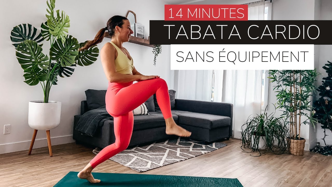 14 min TABATA CARDIO | cardio maison sans materiel | workout tabata ...