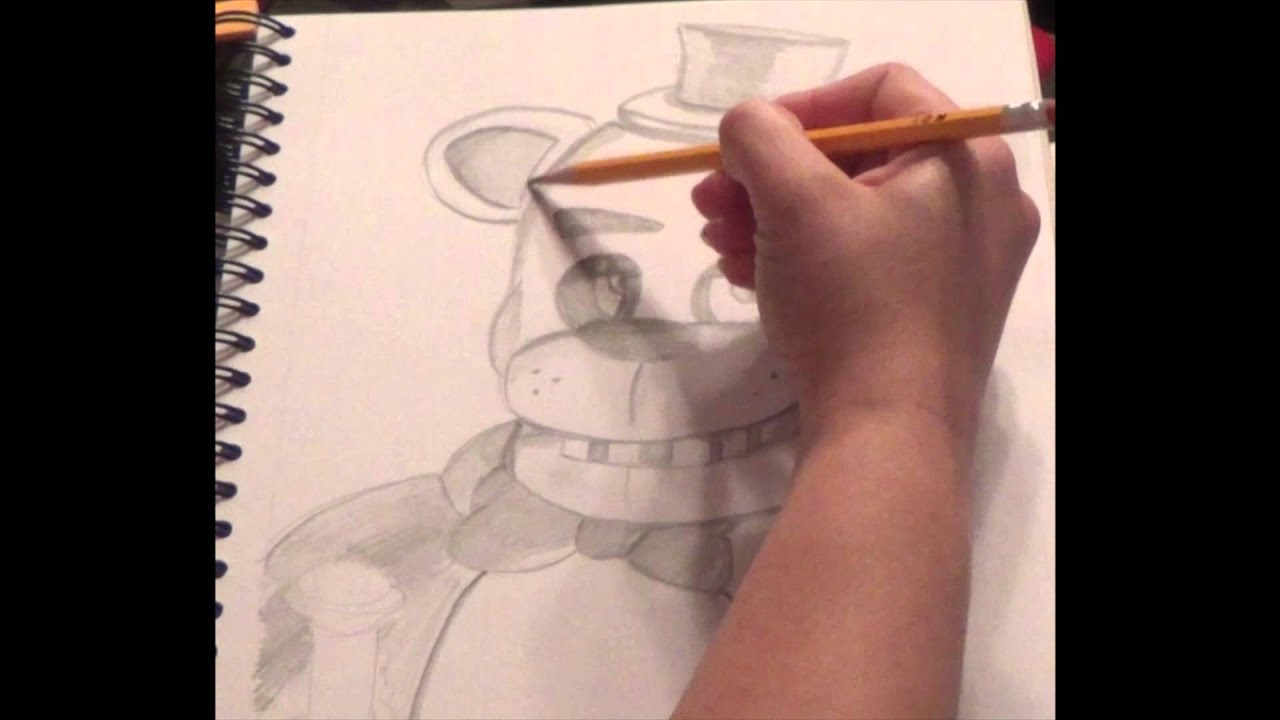 HOW TO DRAW Freddy Fazbear from Five Night's at Freddy's FNAF - YouTube