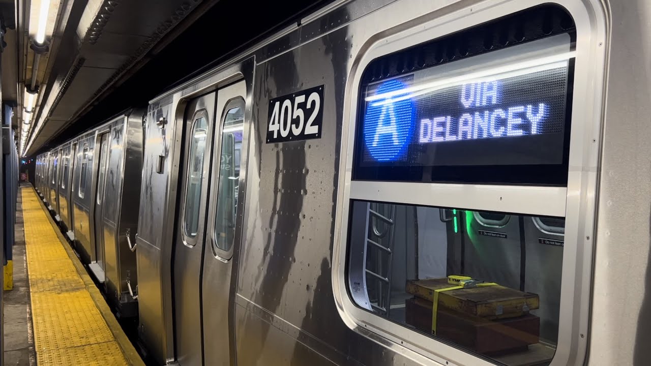 IND Culver Line: R46, R160, R179 & R211A (A) (C) and (F) trains + R211T ...