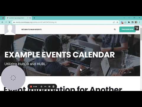 Create an Events Calendar in HubSpot with HubDB and HubL Full Tutorial - YouTube