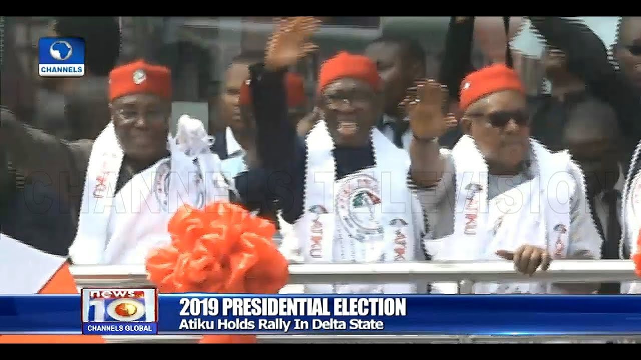 Elections: Atiku Holds Presidential Rally In Delta State - YouTube