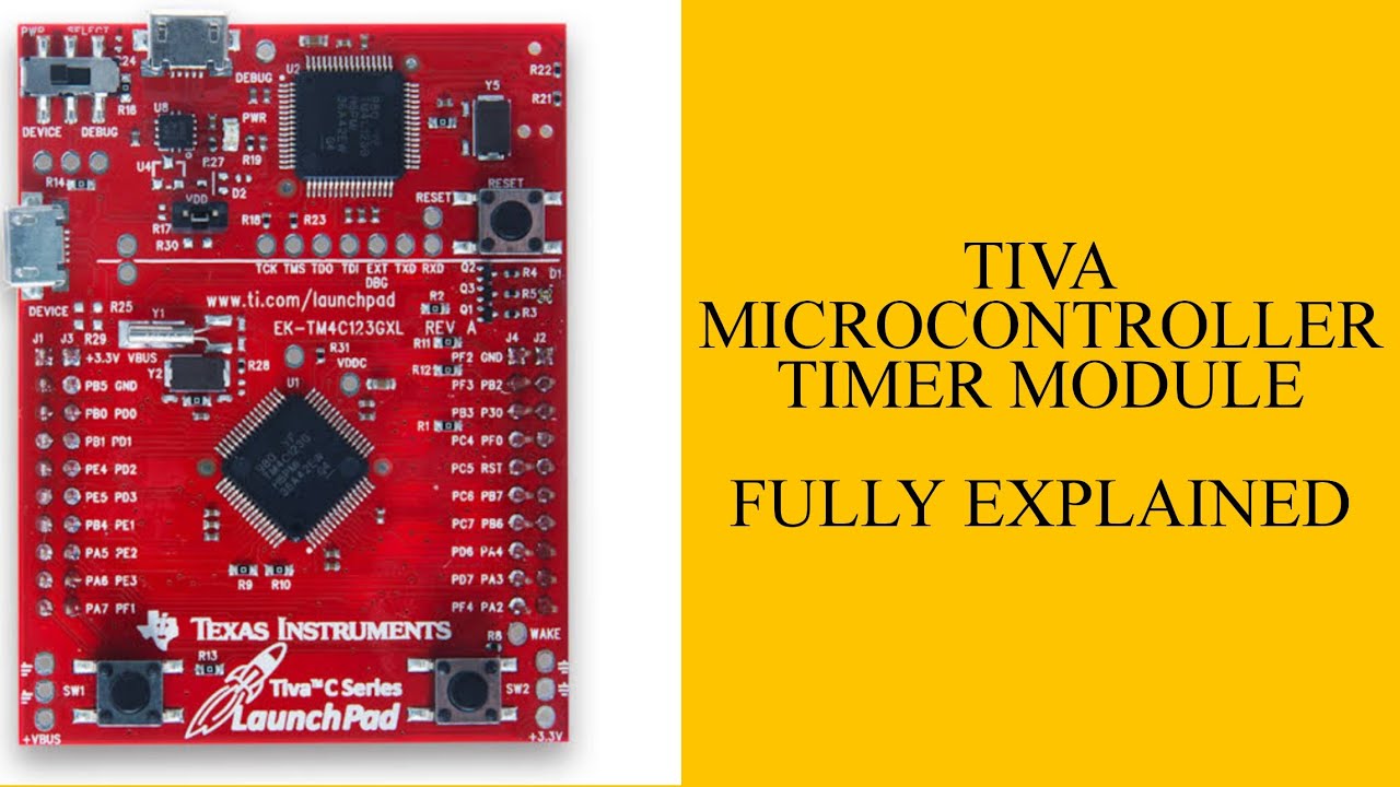 TIMERS IN TIVA MICROCONTROLLER - YouTube