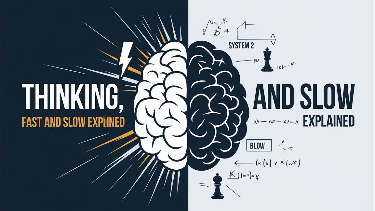 🚀 Thinking, Fast and Slow Explained in 5 Minutes! | Psychology of ...