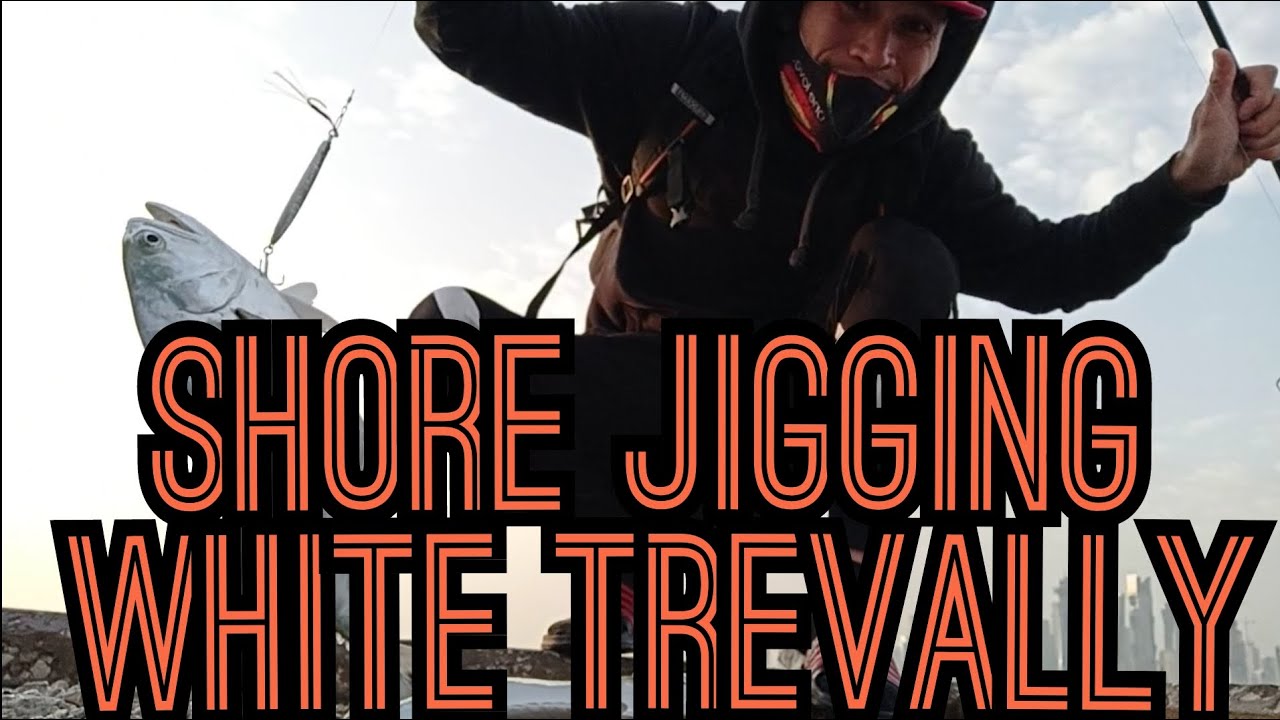 SHORE JIGG TREVALLY BUT WHITE 😂😂😂 - YouTube