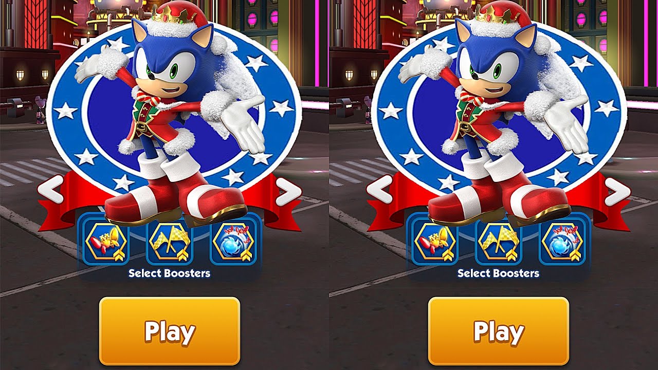 Sonic Prime Dash - SnowDrift Sonic vs Winter Sonic | All Characters ...