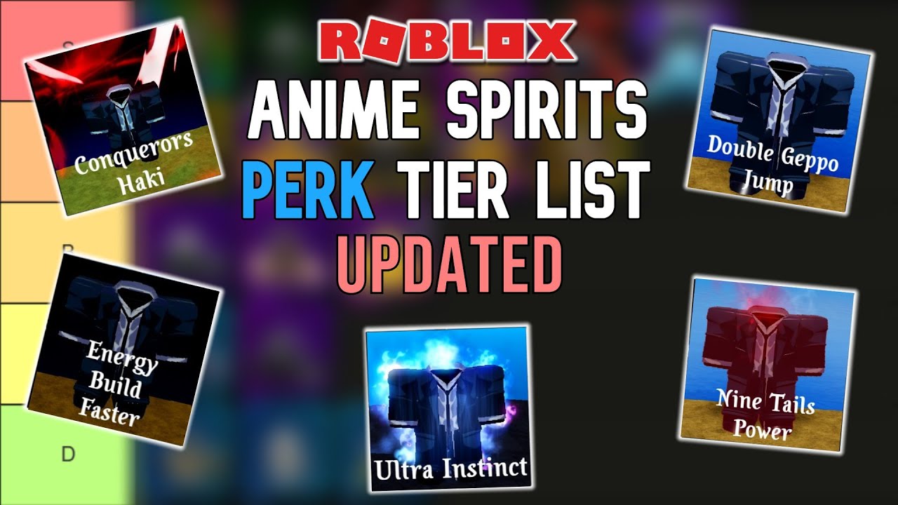 Anime Spirits Perk Tier List - YouTube