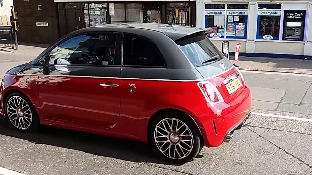Abarth 500 - Best Color - Driving video - YouTube
