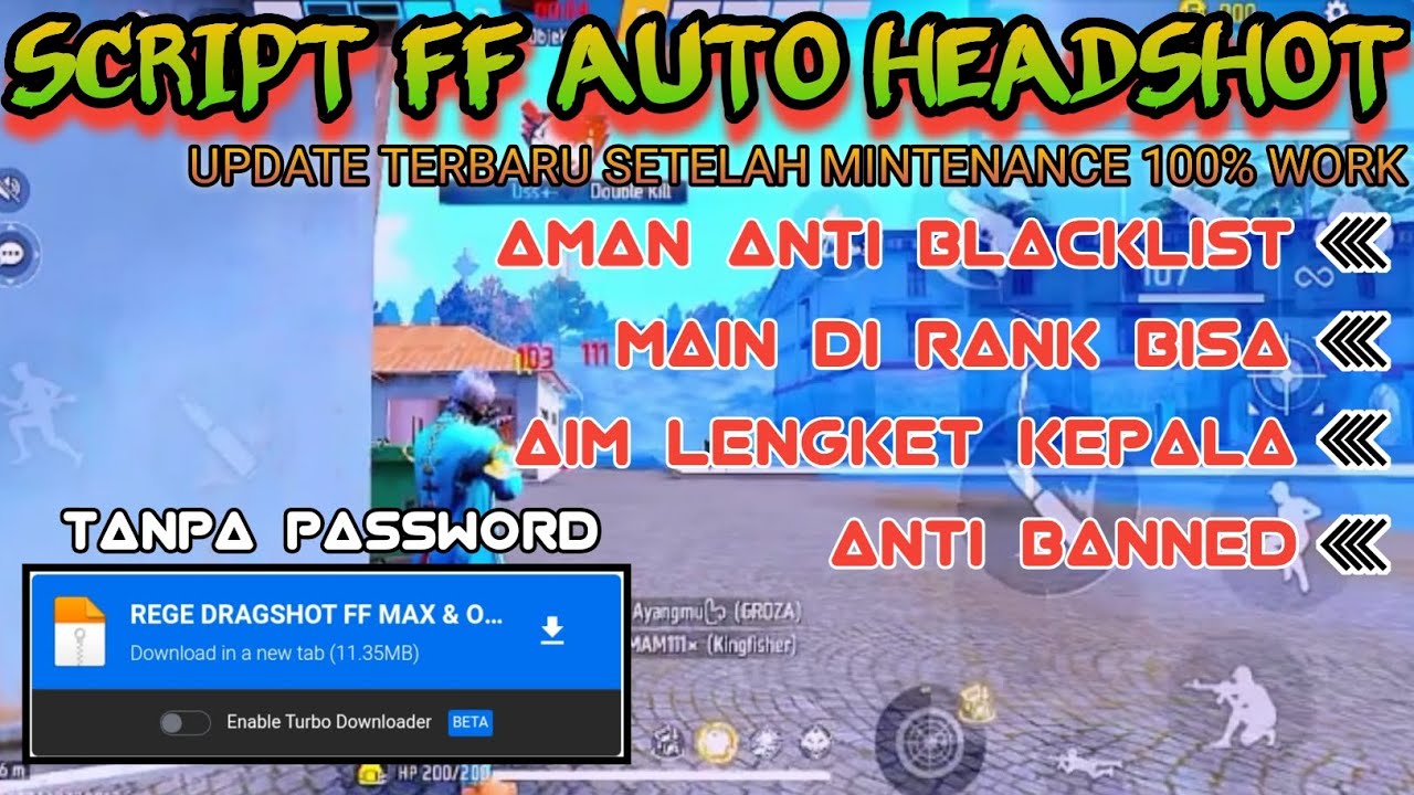UPDATE!! SCRIPT FF AUTO HEADSHOT REGEDIT + GLITCH 100% WORK NO BAN, NO SERVER CHEAT, NO ...
