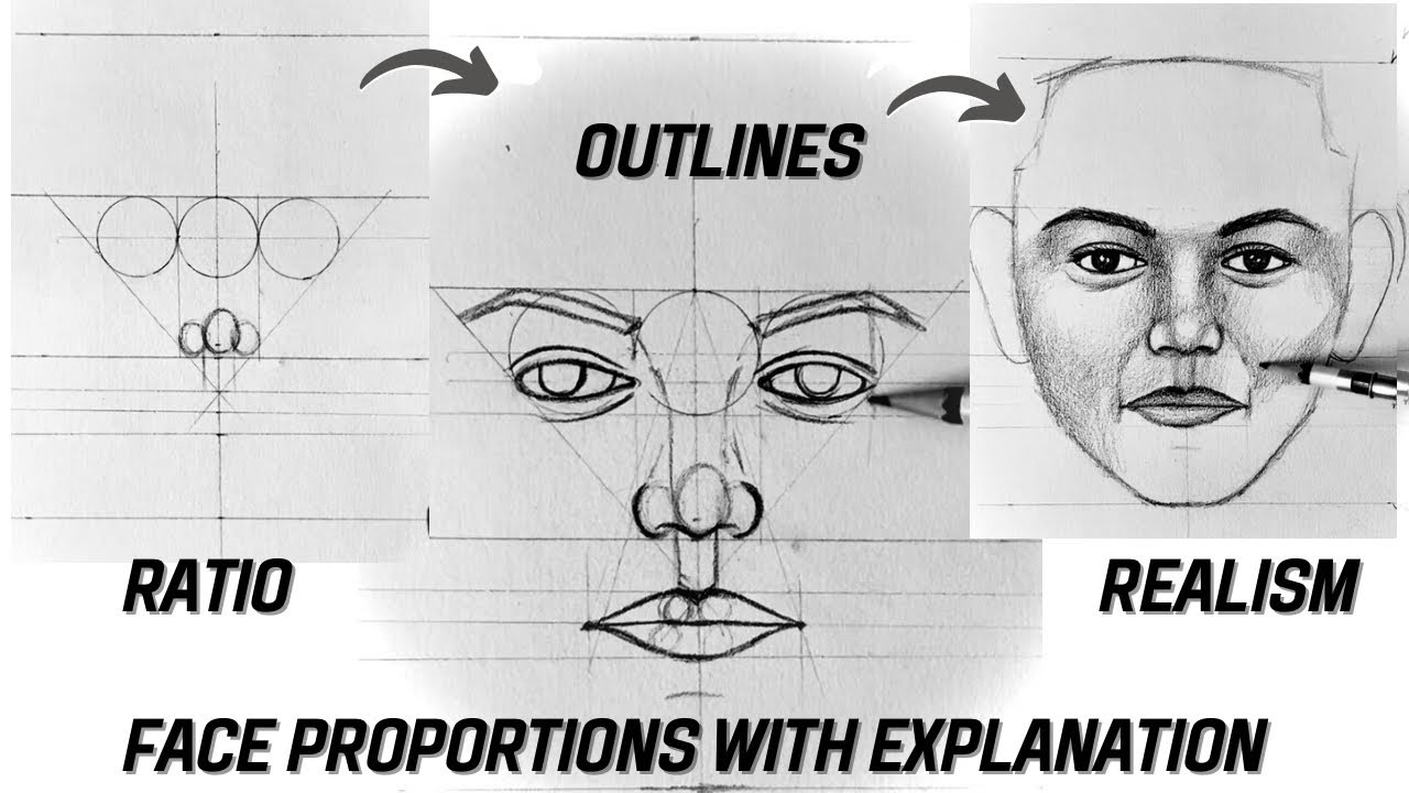 Level Up Your Art Skills By Learning Accurate Face Proportion | how to ...