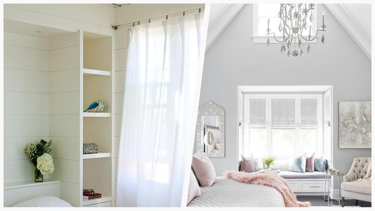 75 Small White Bedroom Design Ideas You'll Love 🔴 - YouTube