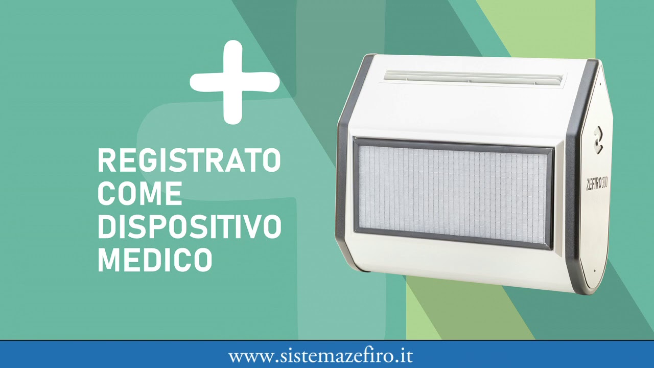 Zefiro 300 - il tuo alleato per ambienti sanificati - spot - YouTube