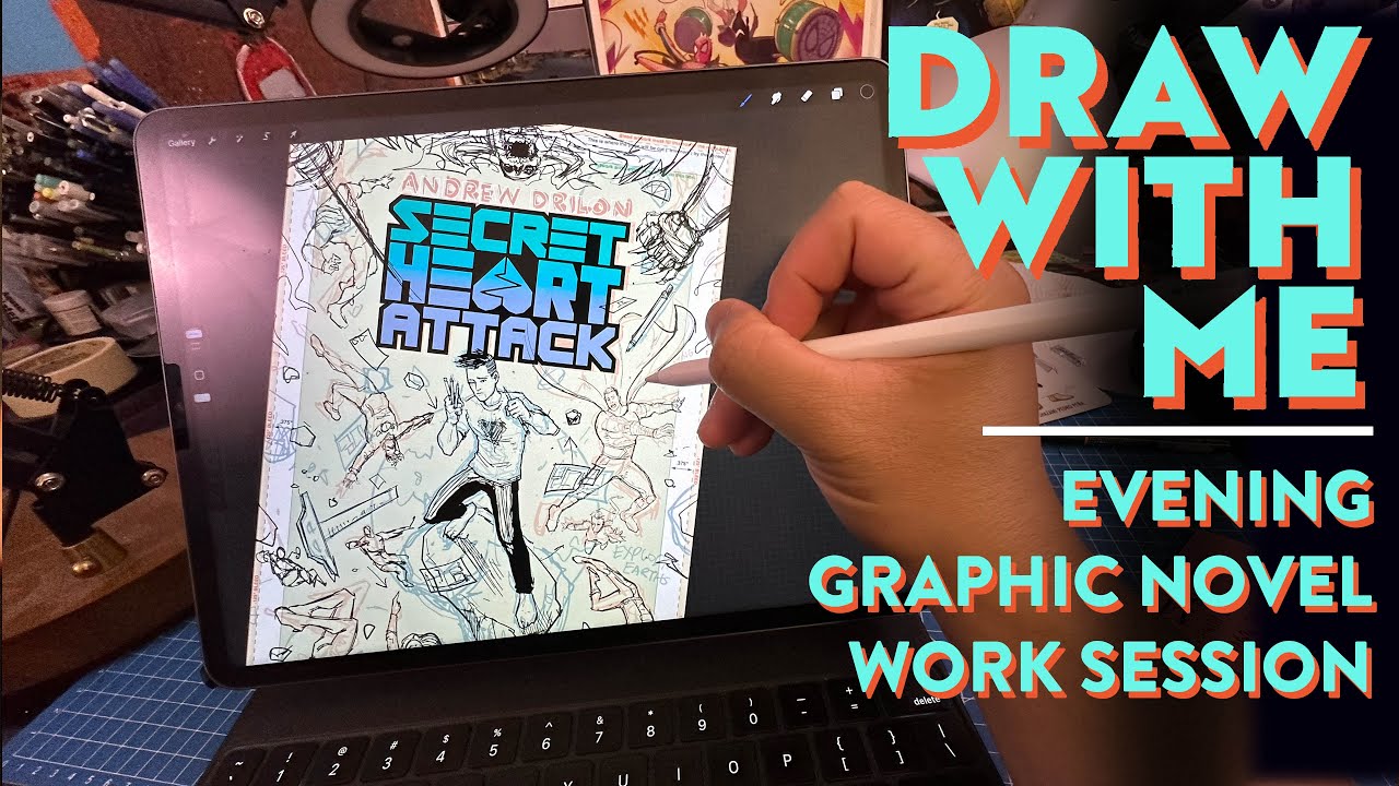 Graphic Novel Work Session! 😁 Draw With Me - YouTube