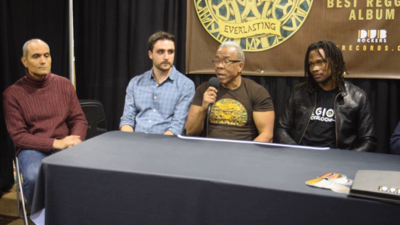 REGGAE BAND RAGING FYAH MEDIA LAUNCH AT VP RECORDS - YouTube