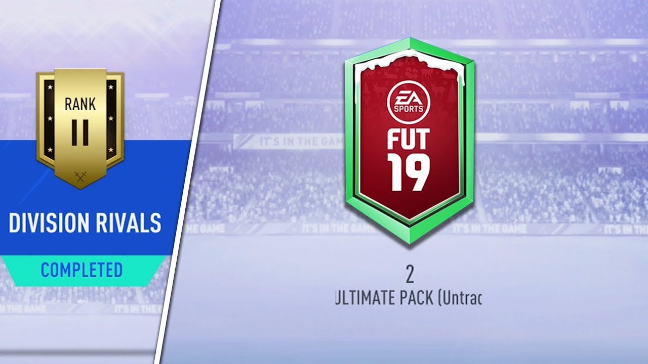 DIVISON 1 RANK 2 RIVALS REWARDS! WALKOUT! #FIFA19 ULTIMATE TEAM - YouTube