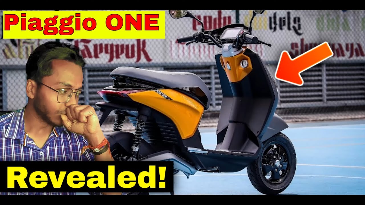 Piaggio ONE - Full Electric Scooter | Piaggio ONE Electric Scooter ...