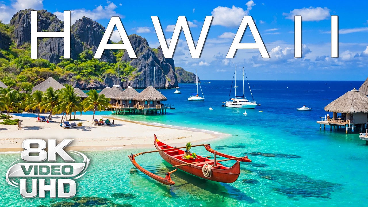 Experience Hawaii In 8K ULTRA HD VIDEO - Paradise Island, Peaceful and ...