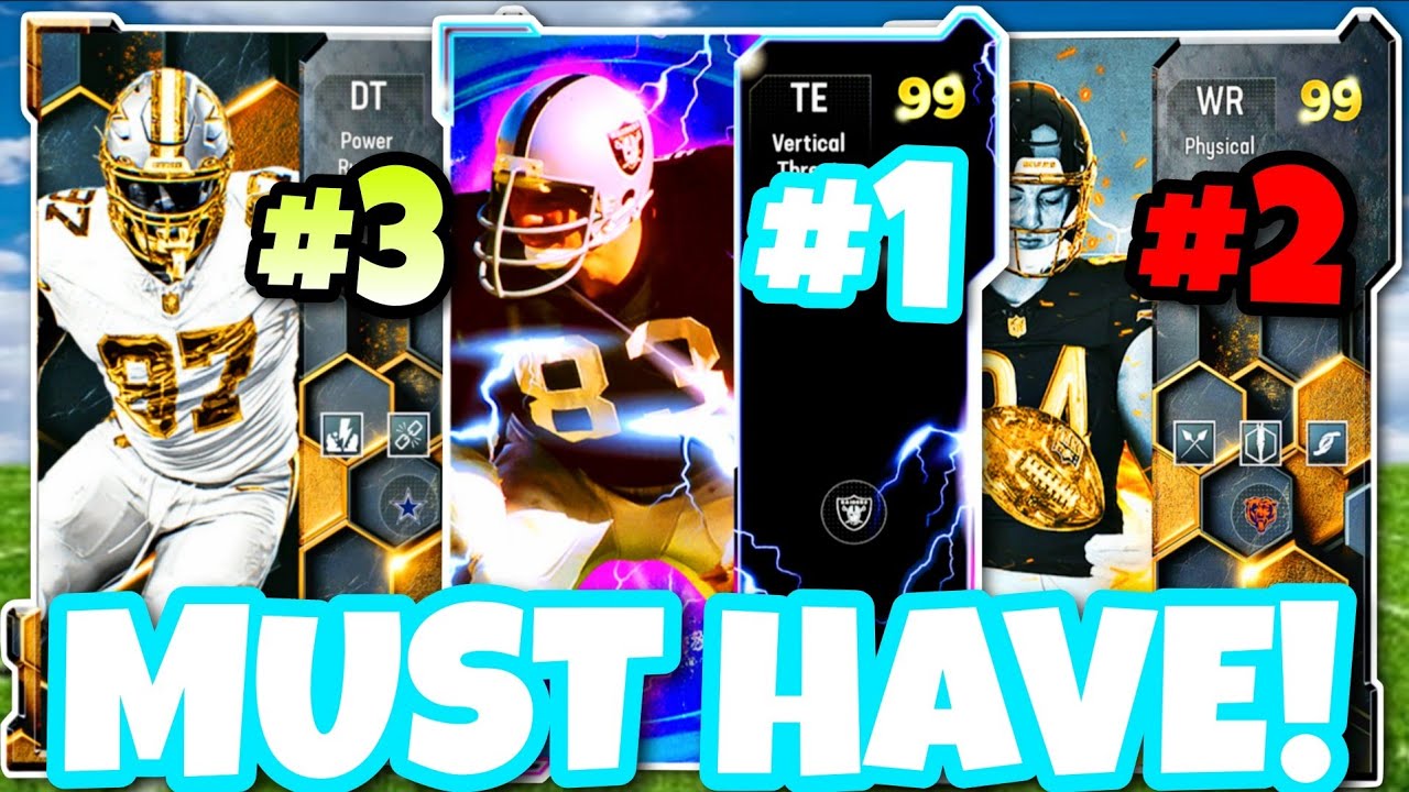*new* TOP 10 Best OVERPOWERED Cards in ENDGAME Madden 25 Ultimate Team ...
