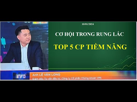 10/01/2024: CƠ HỘI TRONG RUNG LẮC - TOP 5 CP TIỀM NĂNG VÀ ĐIỂM MUA? - YouTube