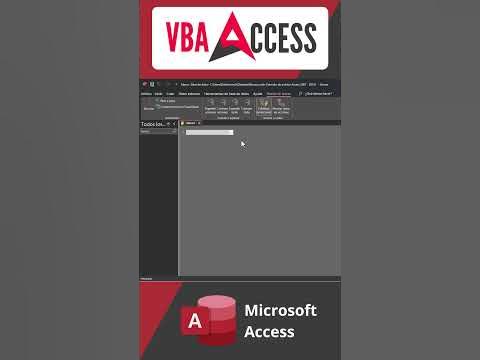 Crear una macro autoejectutable en access #vbaaccess #database #msaccess #basededatos - YouTube