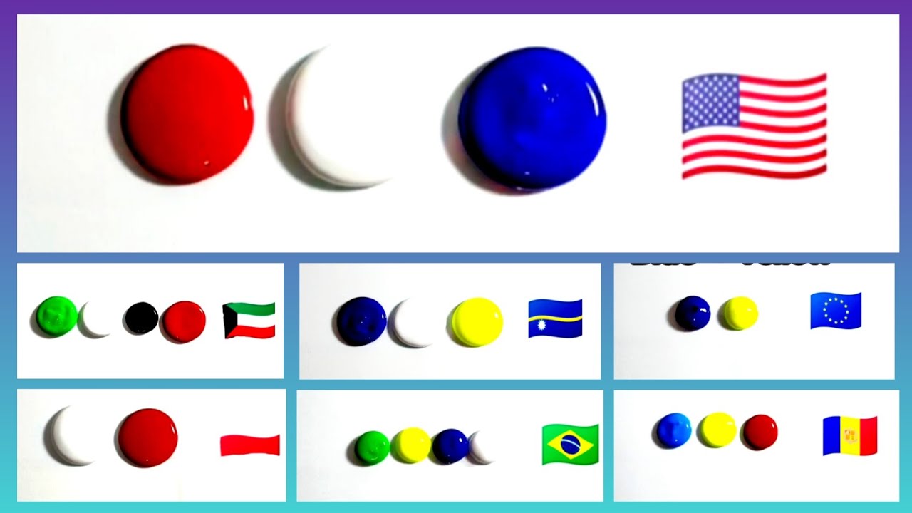 Guess the final color 🎨 | Satisfying video | Paint mixingvideo | Art ...